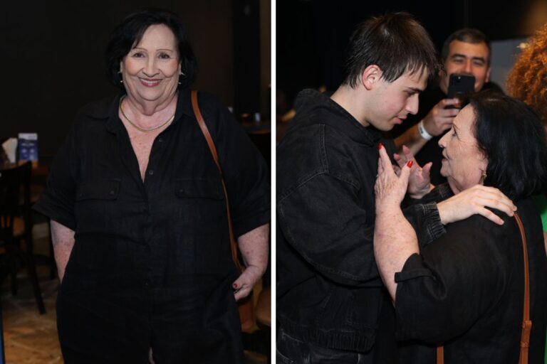 Dona Déa Lúcia assiste a show de Dani Flomin no Rio - OFuxico