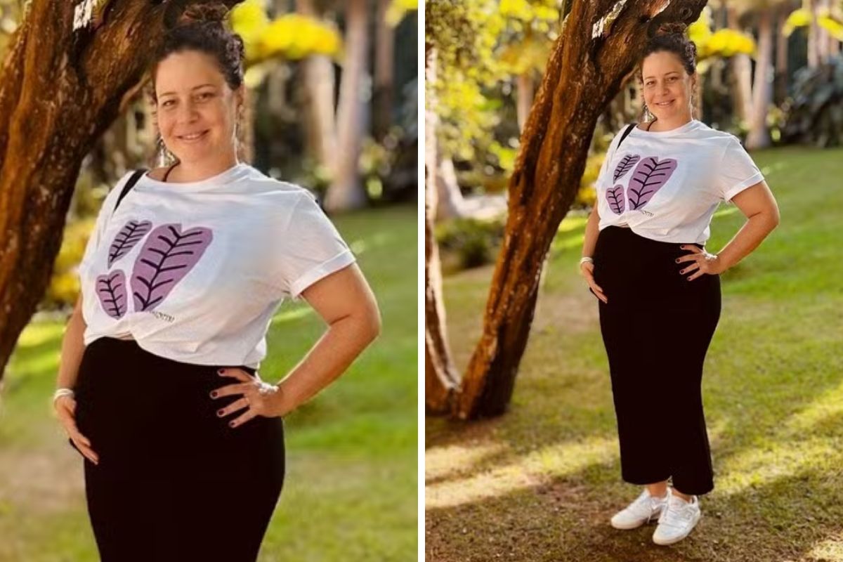 Leandra Leal mostra barriga de grávida de 26 semanas - OFuxico