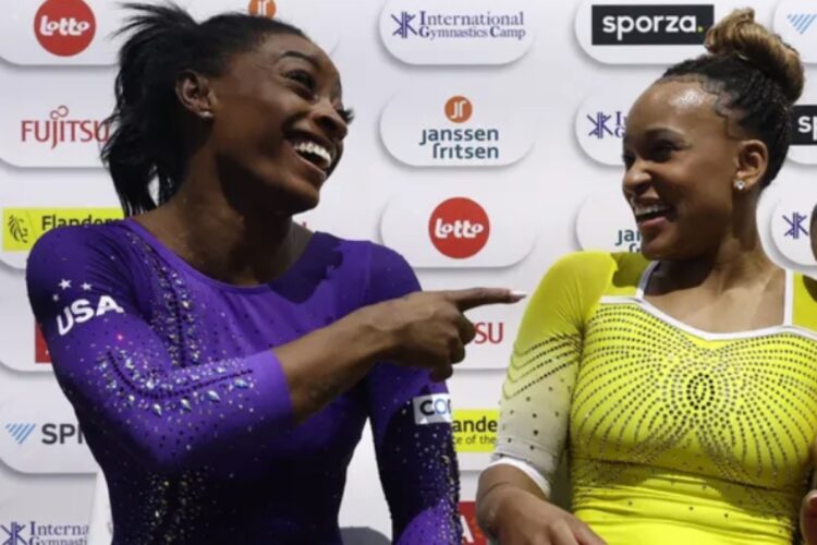 Amigas e rivais? Web resgata vídeo de Simone Biles e Rebeca Andrade ...