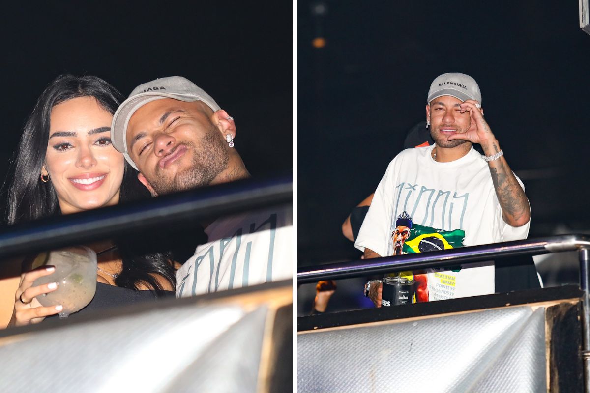 Thiaguinho posa com Mavie, filha de Neymar e Bruna Biancardi - OFuxico