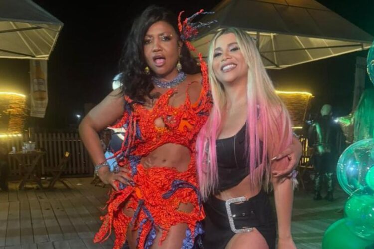 Taty Pink, ex-A Grande Conquista, se joga em festa de Gaby Amarantos ...