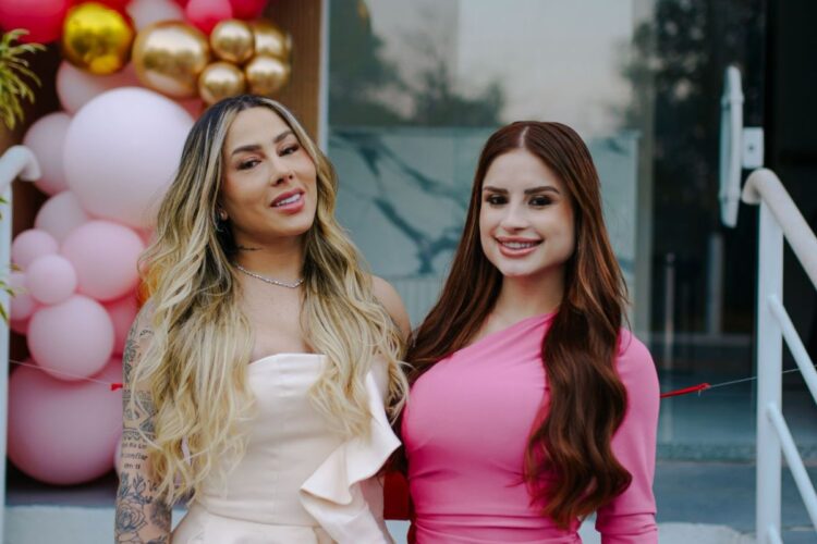 Allana Azevedo, esposa do MC Don Juan, e Letícia Marches inauguram salão de estética - OFuxico