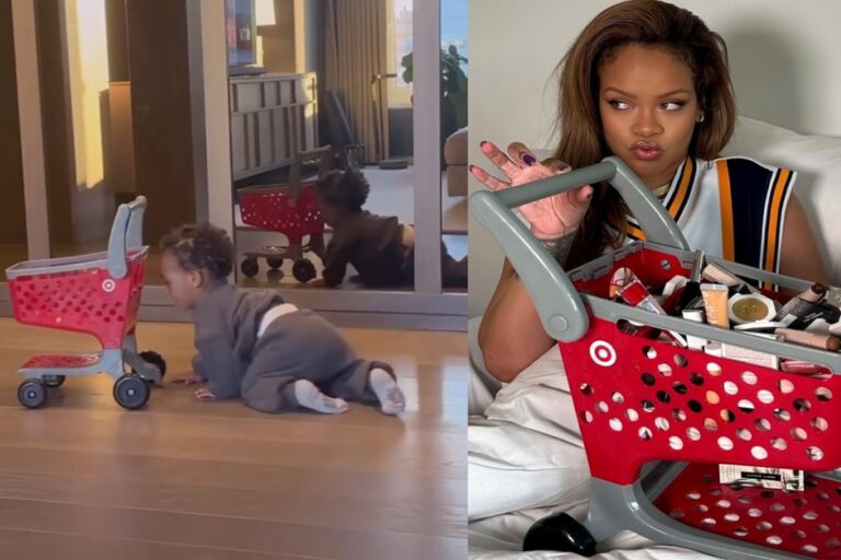 Rihanna e A$AP Rocky continua encantando os fãs com momentos de família