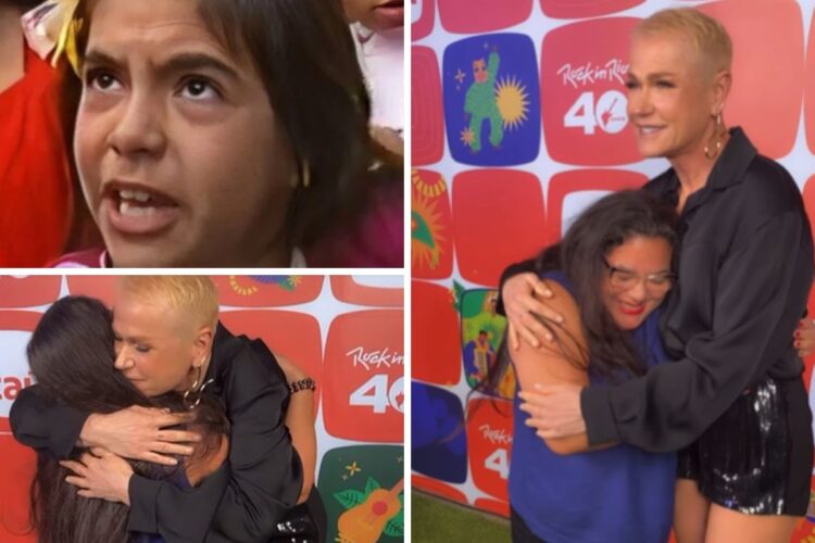 Xuxa reencontra menina do meme: 'Que Xou da Xuxa é esse?' - OFuxico