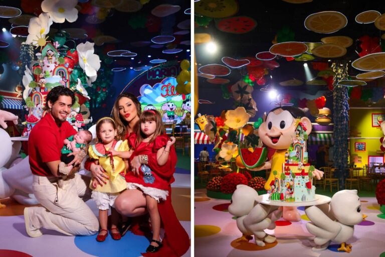 Maria Flor faz 2 anos e ganha festa da Magali - OFuxico