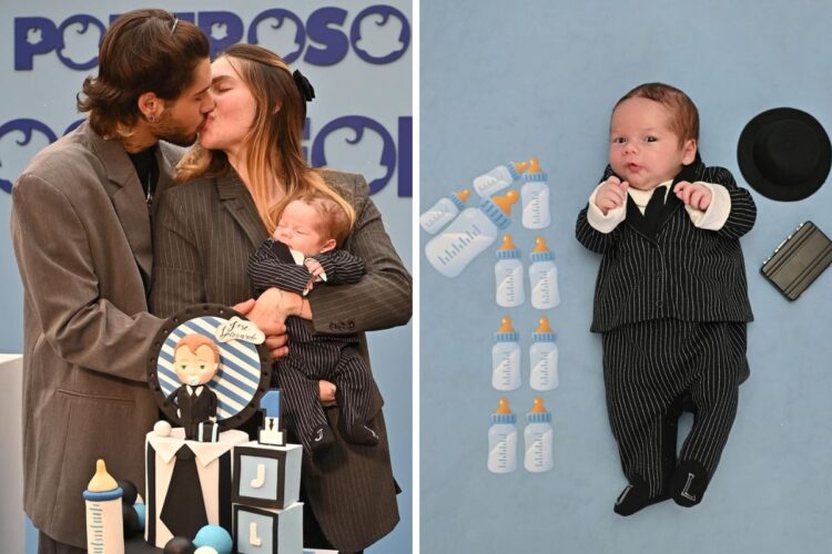 José Leonardo vira 'Poderoso Chefinho' em primeiro mêsversário - OFuxico