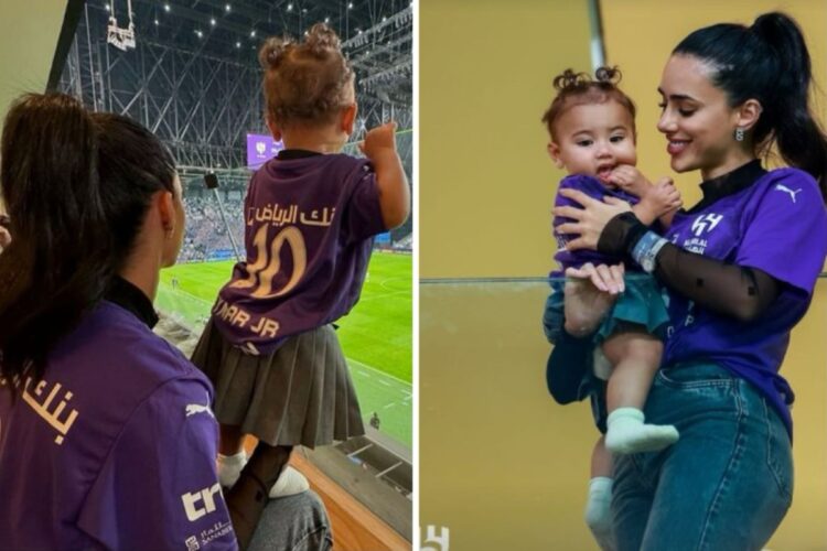 Bruna Biancardi e Mavie assistem jogo de Neymar e vibram