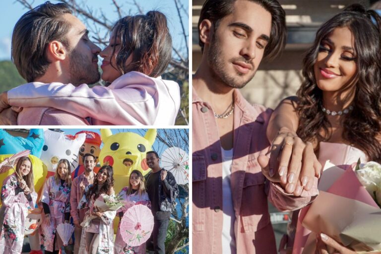 Diogo Melim pede Nanda Carol em casamento no Japão - OFuxico