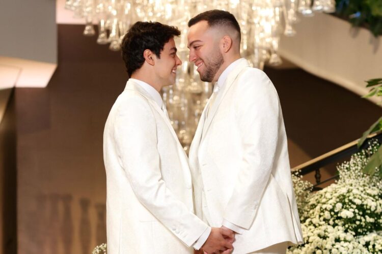 Lucas Rangel e Lucas Bley se casam no Palácio Tangará, em São Paulo ...