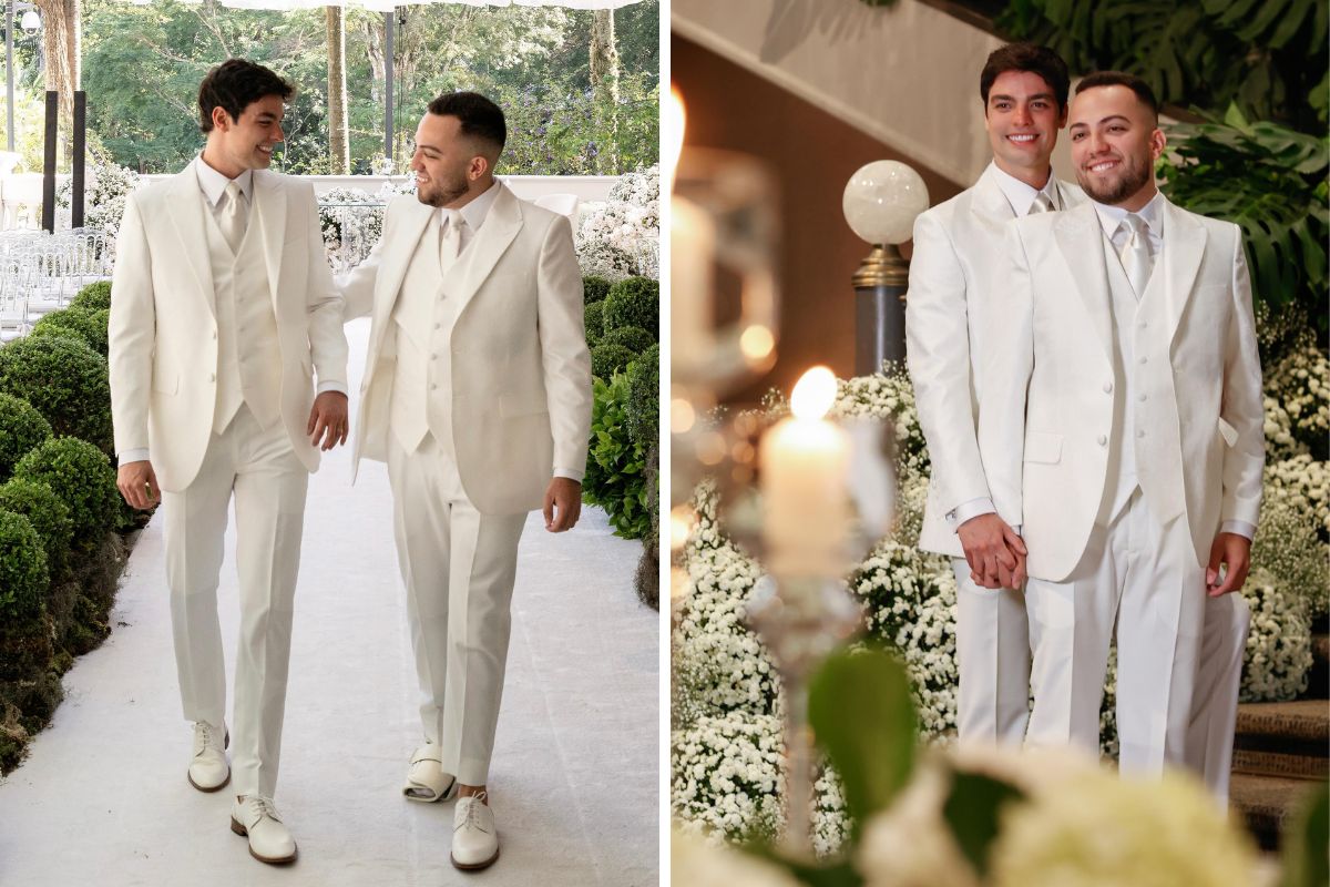 Lucas Rangel e Lucas Bley se casam no Palácio Tangará, em São Paulo ...