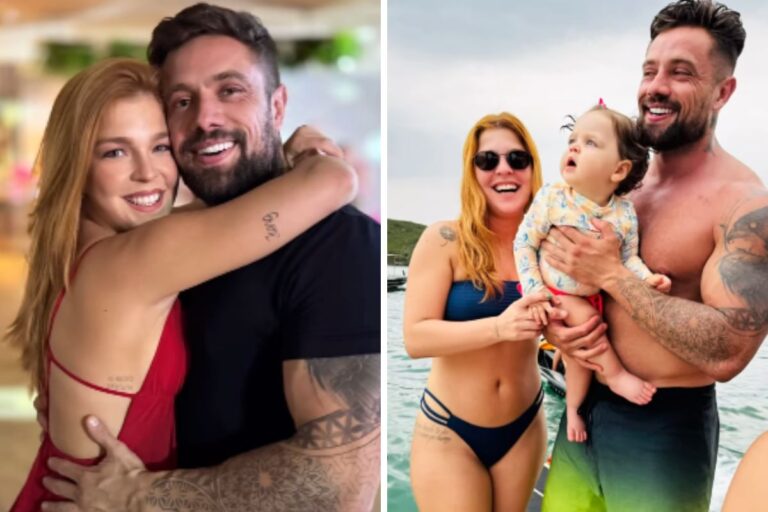 Rafael Cardoso posa com a família e ataca quem o xingou - OFuxico