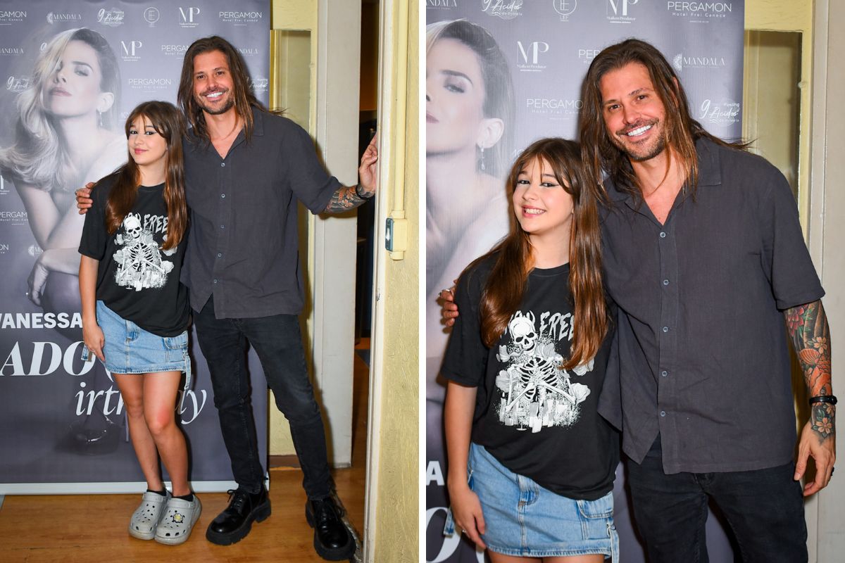 Dado Dolabella faz rara aparição com a filha em show de Wanessa - OFuxico