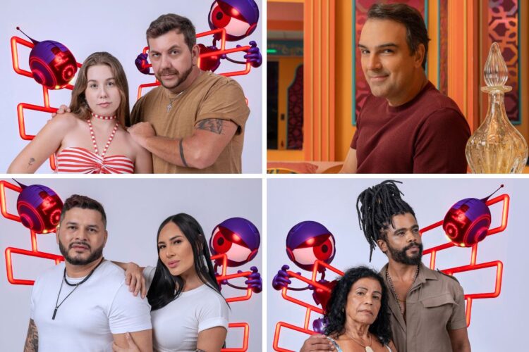 BBB 25: Raissa e Edy, Arle e Marcelo, Diogo e Vilma e estão no 1º ...