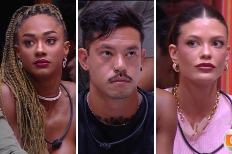 BBB 25: Aline, Gabriel e Vitória Strada estão no Paredão - OFuxico