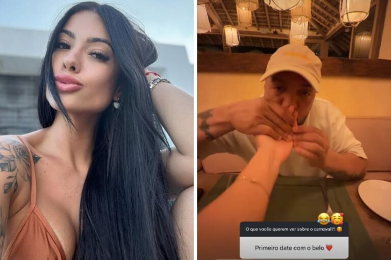 Belo e Rayane revivem primeiro encontro: 'Primeiro de muitos'