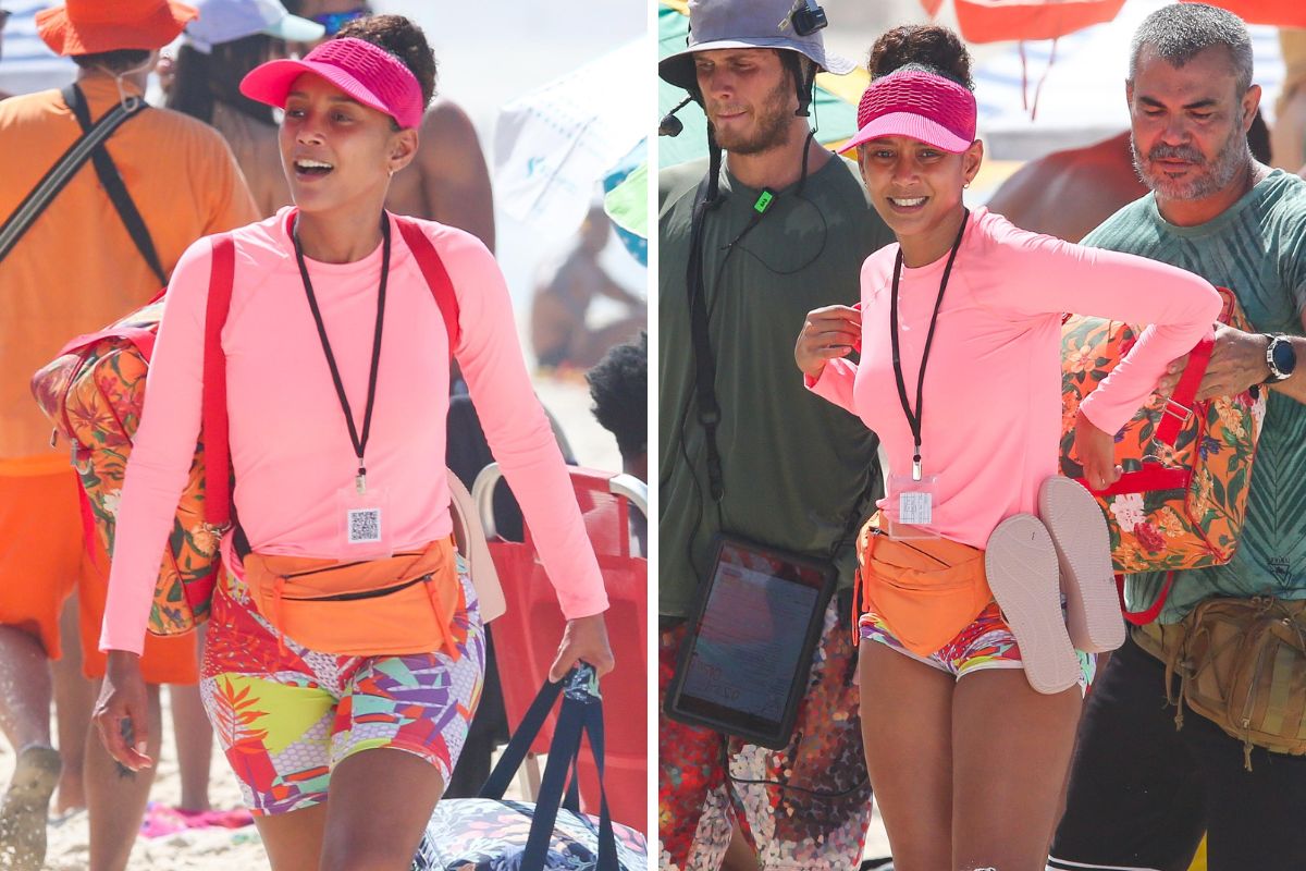 Taís Araujo encara sol forte e grava ‘Vale Tudo’ em São Conrado - O ...