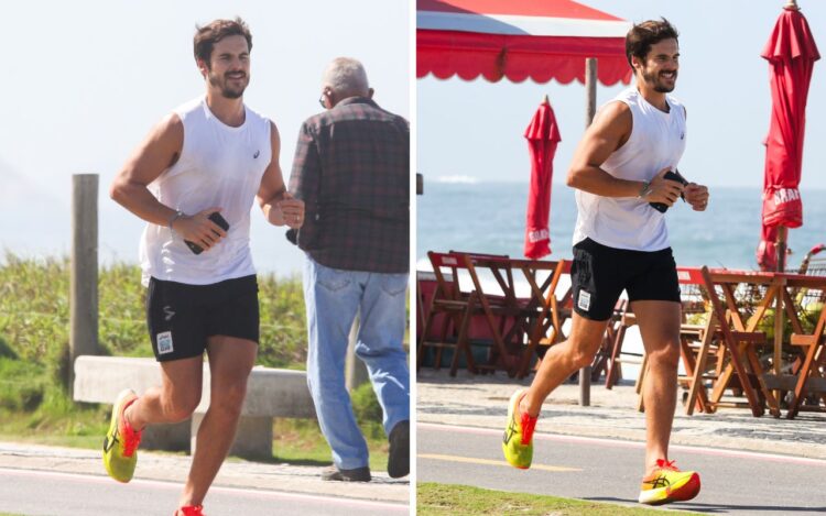 Nicolas Prattes retoma os exercícios após lua de mel- OFuxico