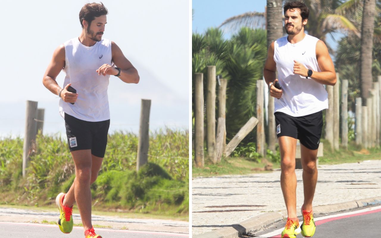 Nicolas Prattes retoma os exercícios após lua de mel- OFuxico