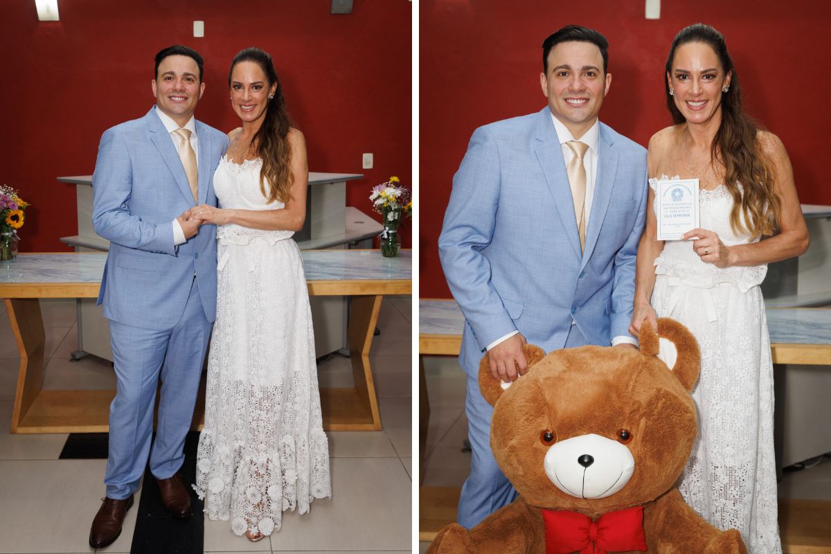 Silvia Abravanel e Gustavo Moura se casam - OFuxico