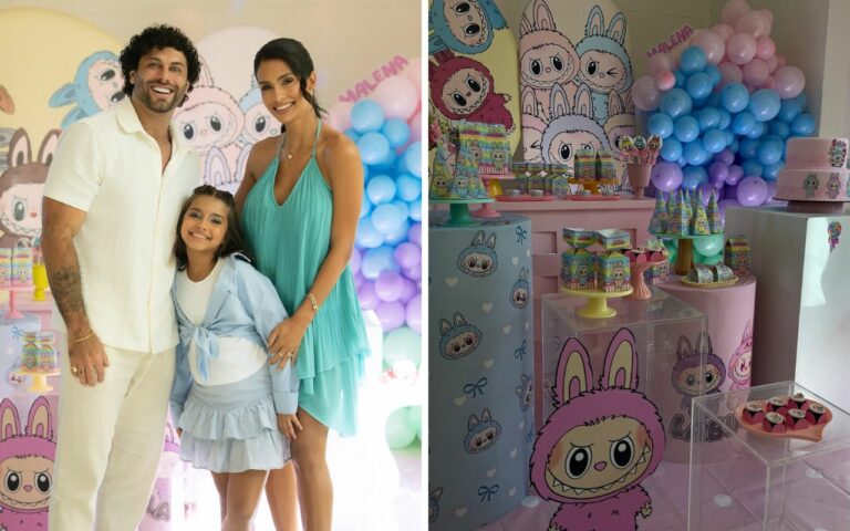 Jesus Luz comemora 9 anos da filha com tema Labubu - OFuxico