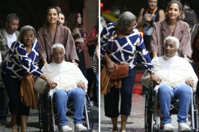 Em momento raro, Camila Pitanga leva a mãe ao teatro - OFuxico