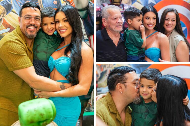 Rayane Figliuzzi celebra aniversário de Zion com Belo na festa - OFuxico