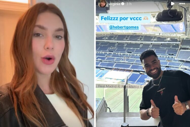 Virginia Fonseca visita estádio do Real Madrid e rumores com Vini ...